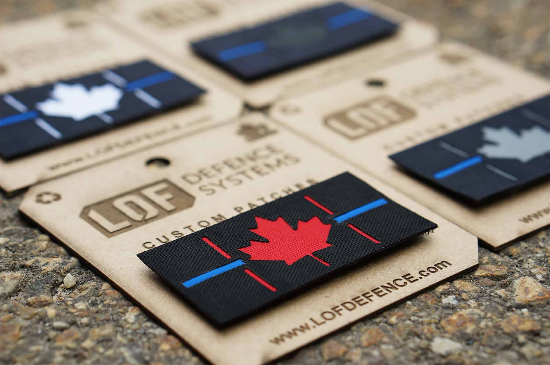Canadian Thin Blue Line Patch – LE Tactical Morale Patch | LOF Defence